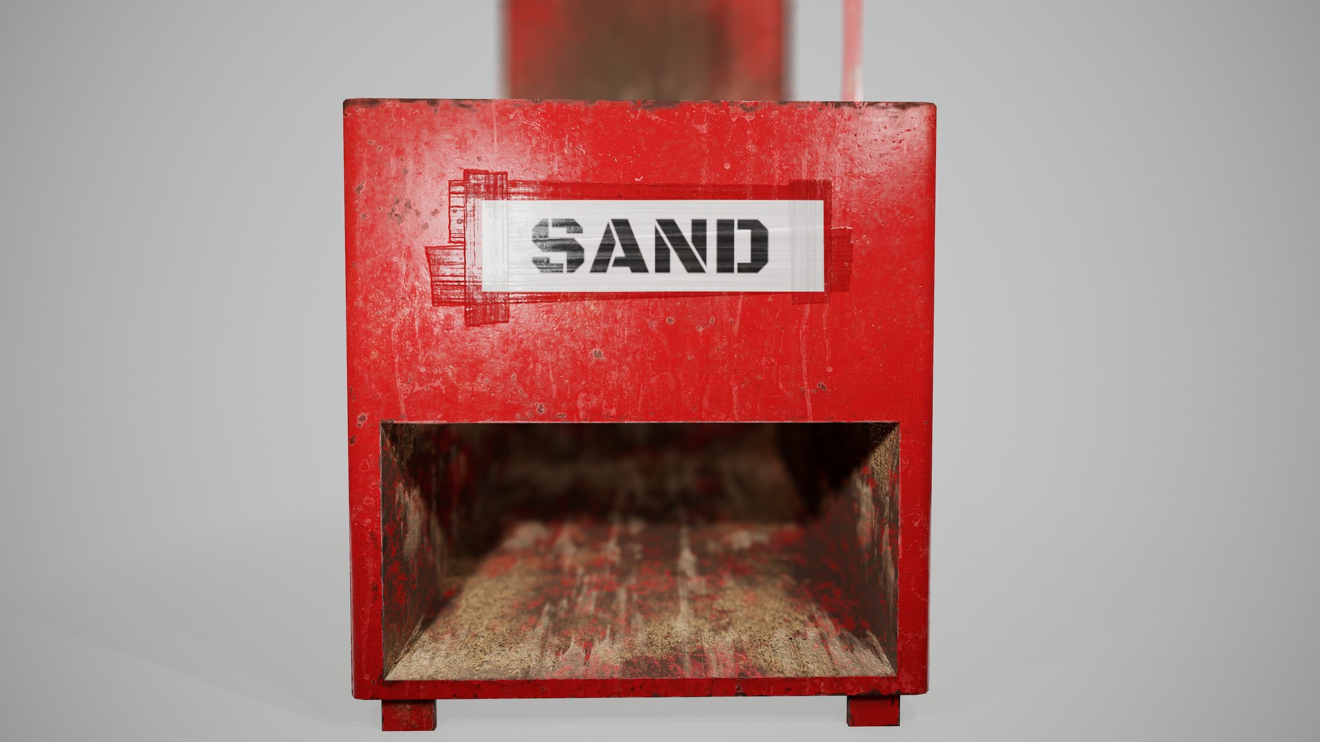 Fire Sand Box 3D - TurboSquid 1955623