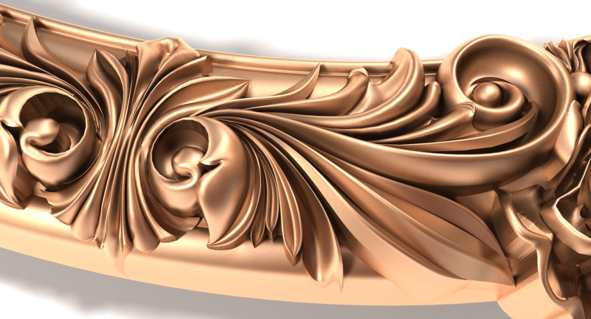 3d Model Frame Oval