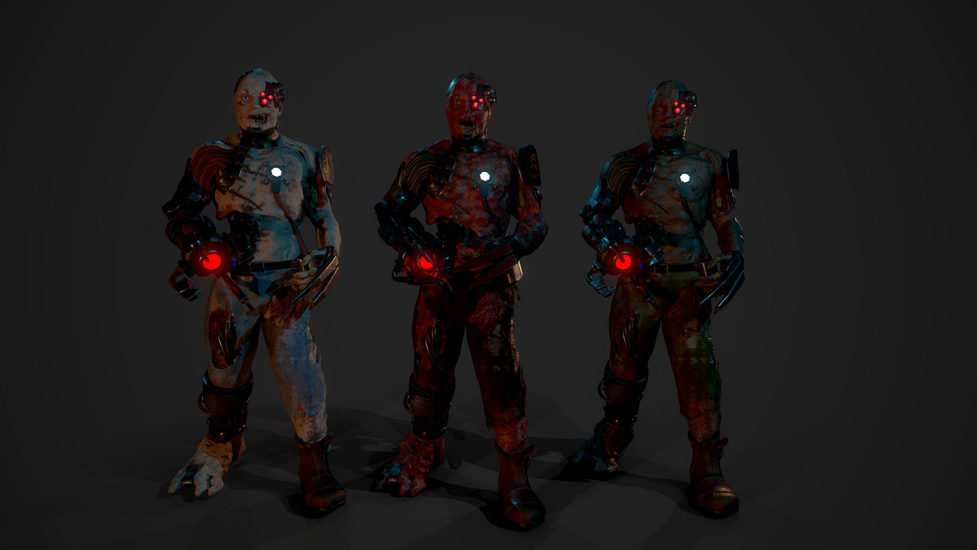 Character Cyber Monsters 3D Model - TurboSquid 1477804