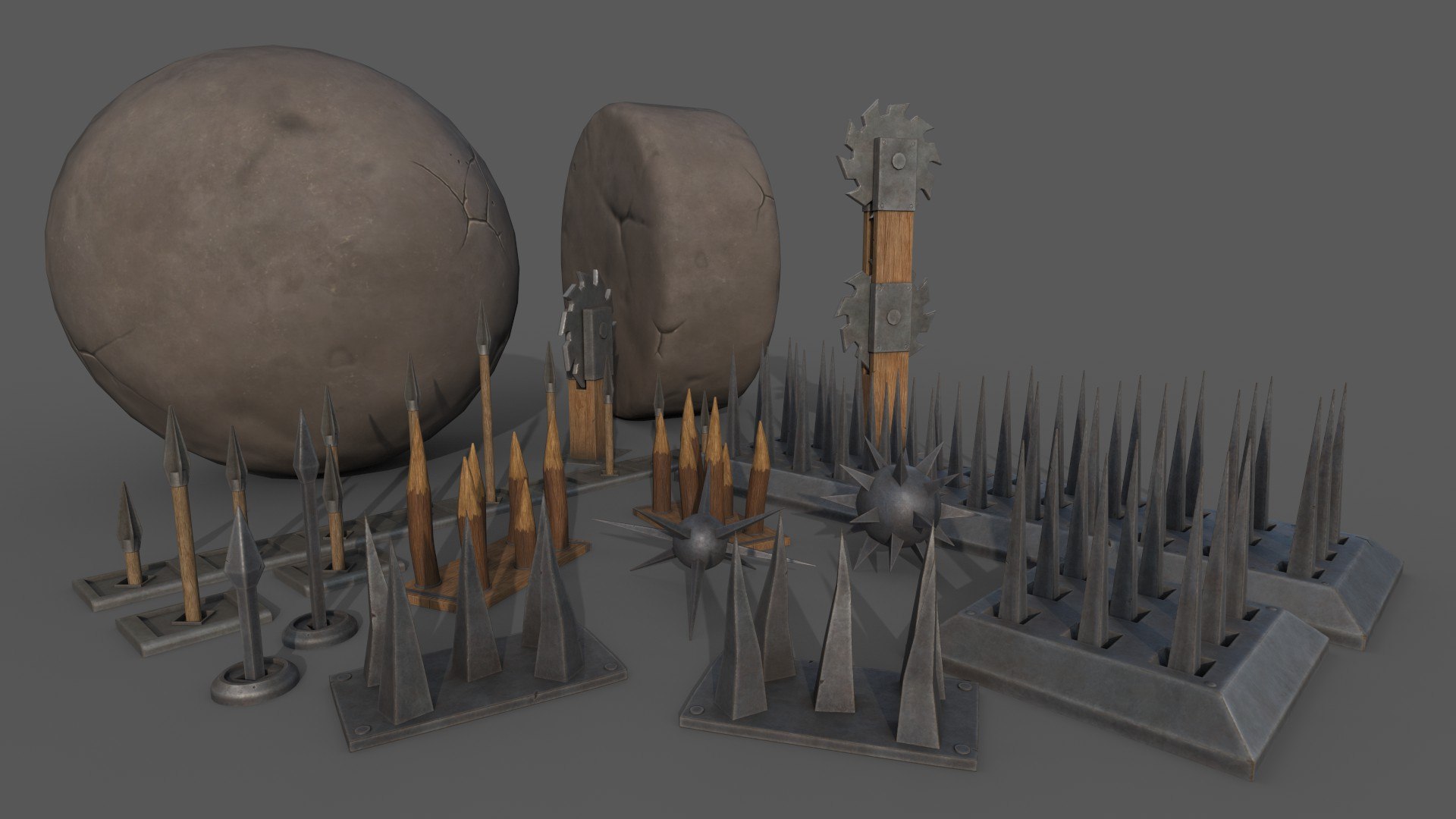 Piercing-Cutting Traps 3D Model - TurboSquid 2165822