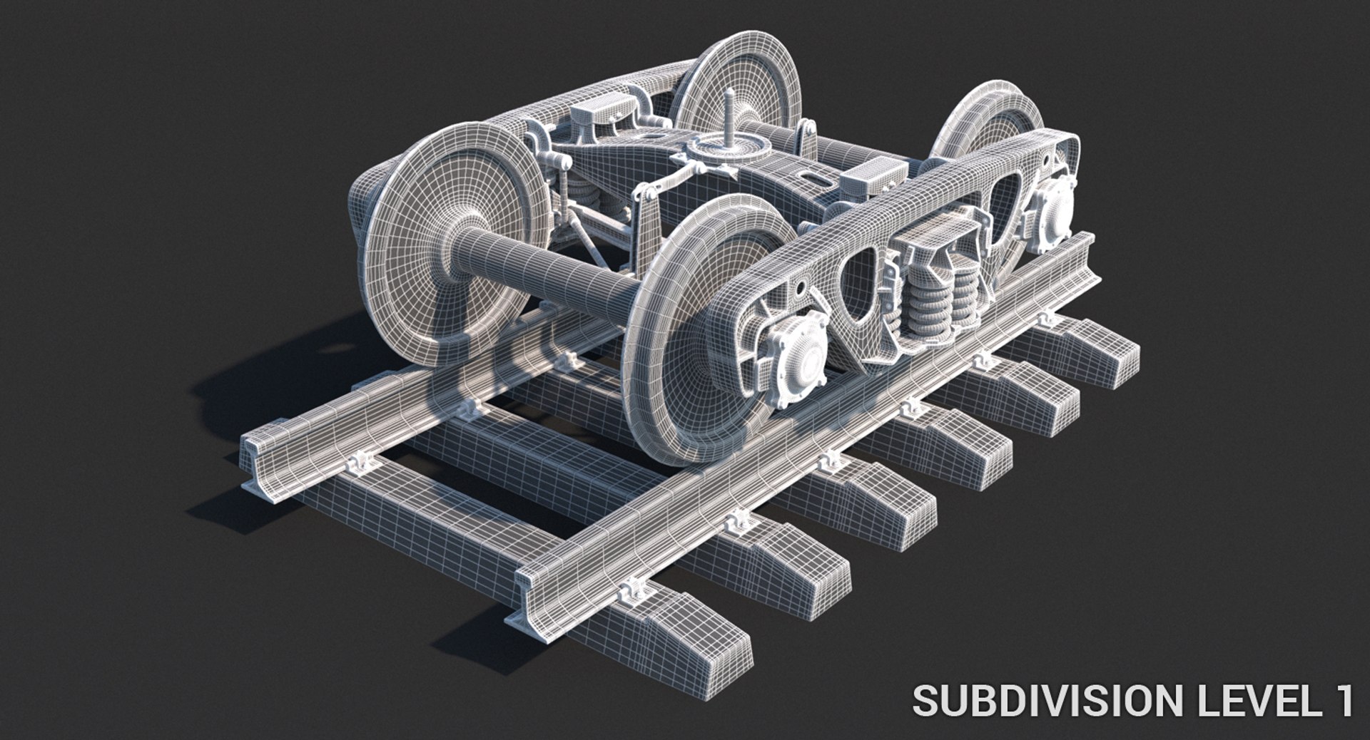3D Bogie 18-100 - TurboSquid 1375162