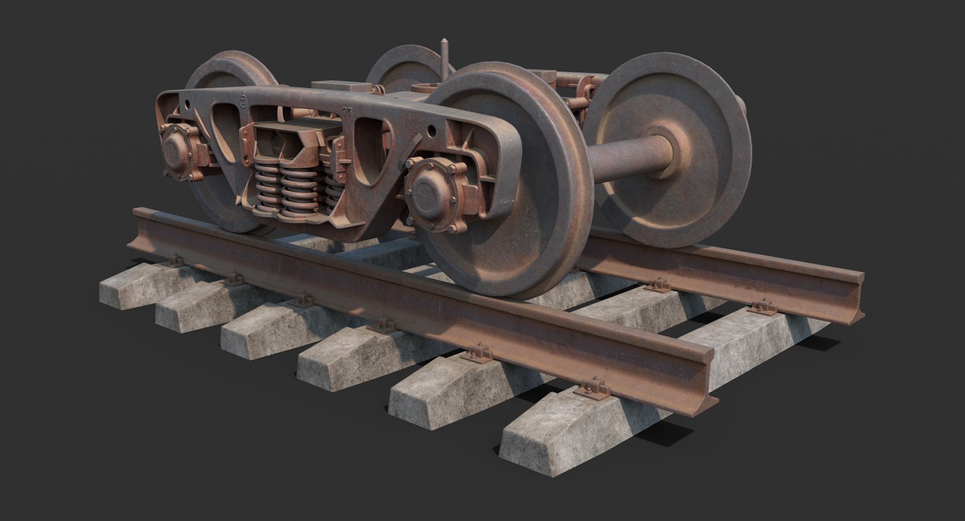 3D Bogie 18-100 - TurboSquid 1375162