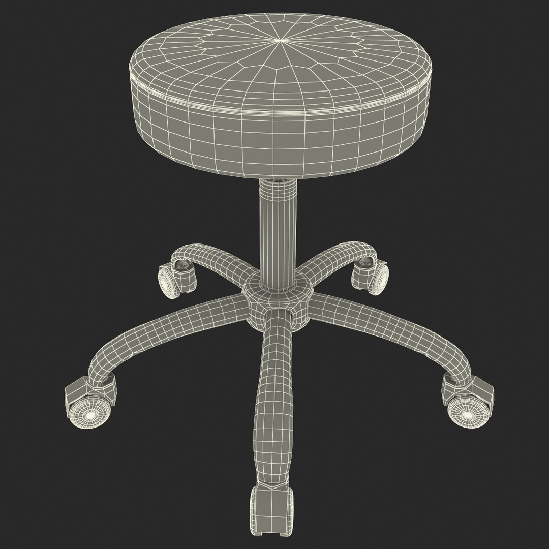 medical stool design 3d model
