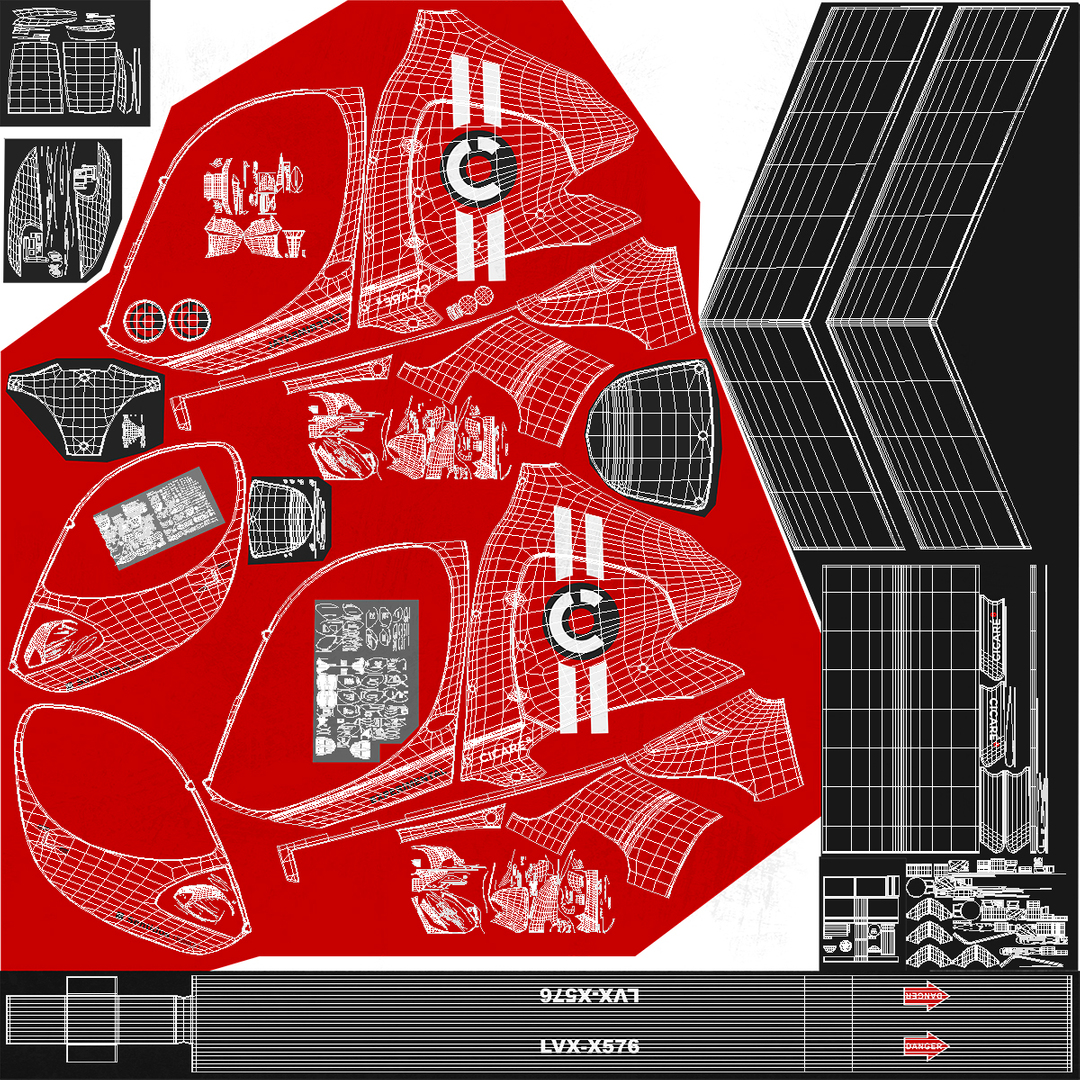 3D model sport helicopter cicare 8 - TurboSquid 1150582