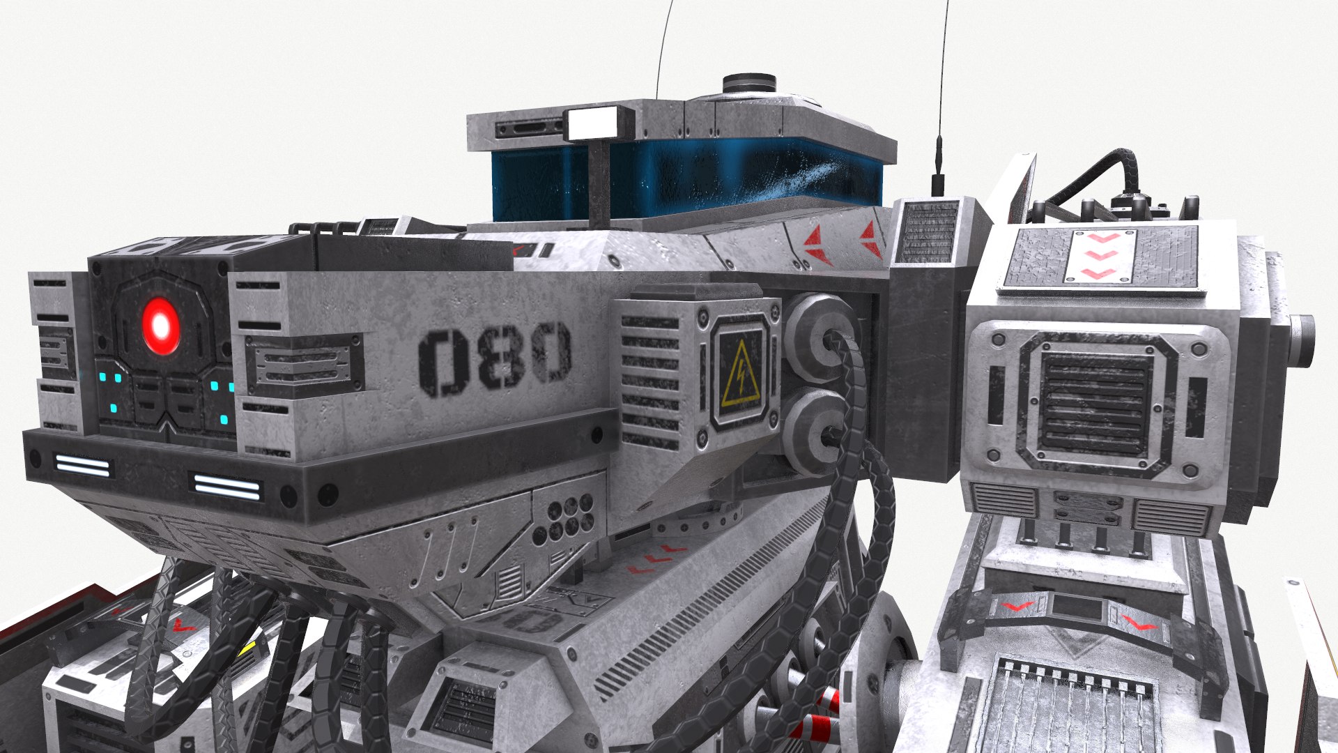 Mech weapons 3D model - TurboSquid 1410399