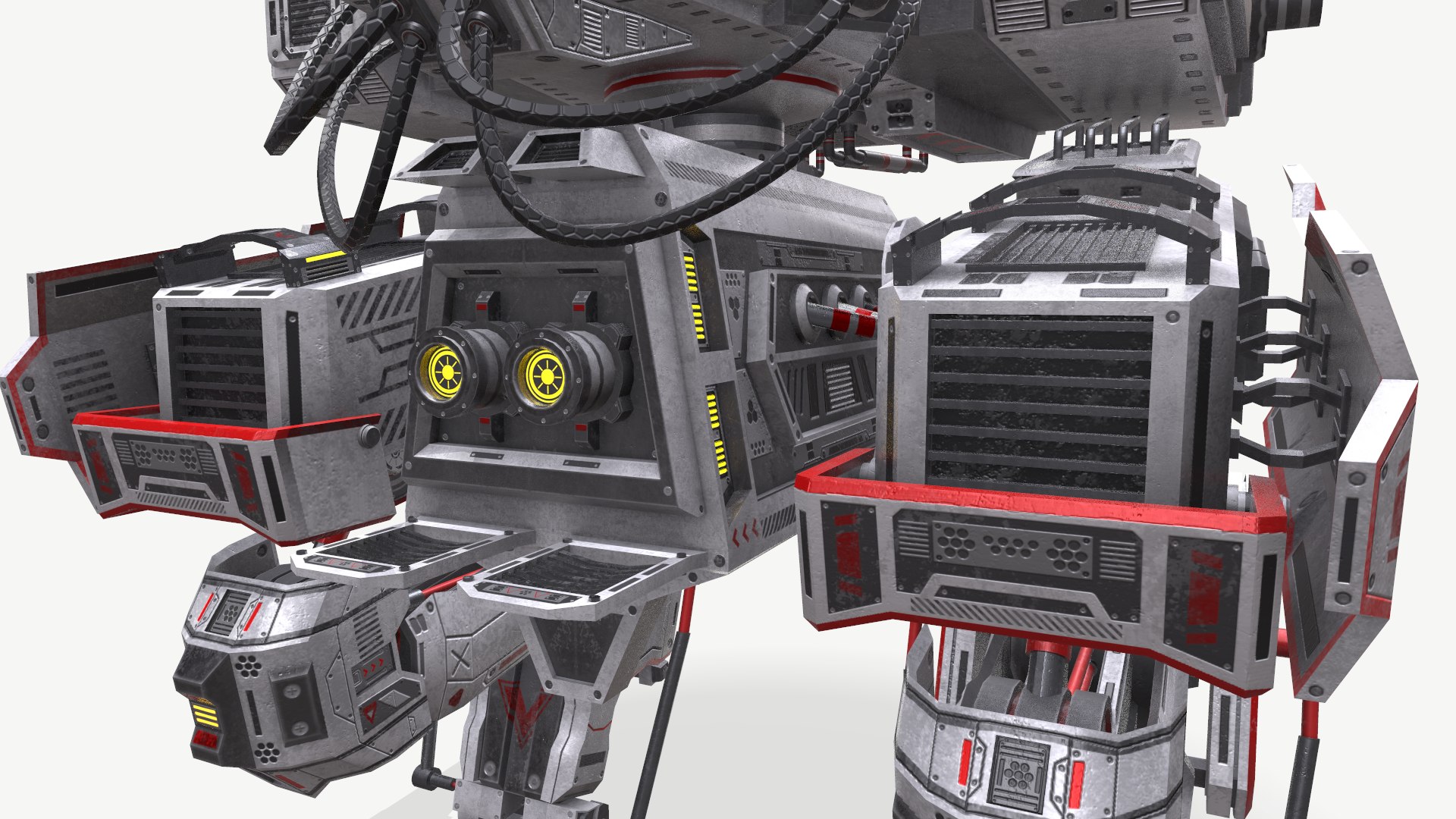 Mech weapons 3D model - TurboSquid 1410399