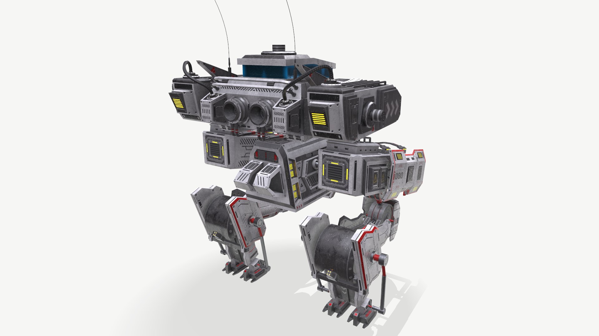 Mech weapons 3D model - TurboSquid 1410399