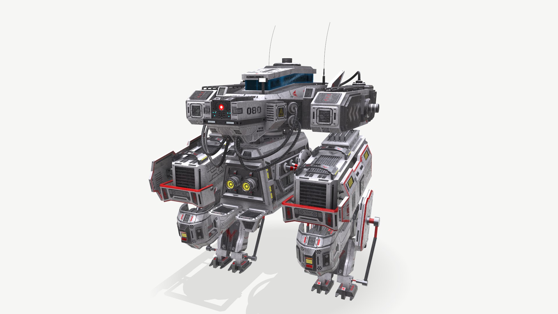 Mech weapons 3D model - TurboSquid 1410399