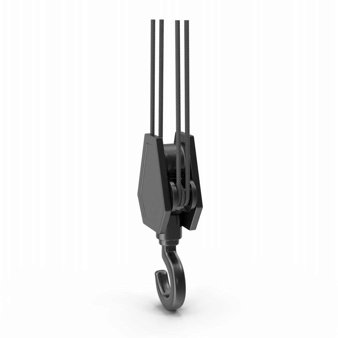 3D Hanging Crane Hook Model - TurboSquid 2228678