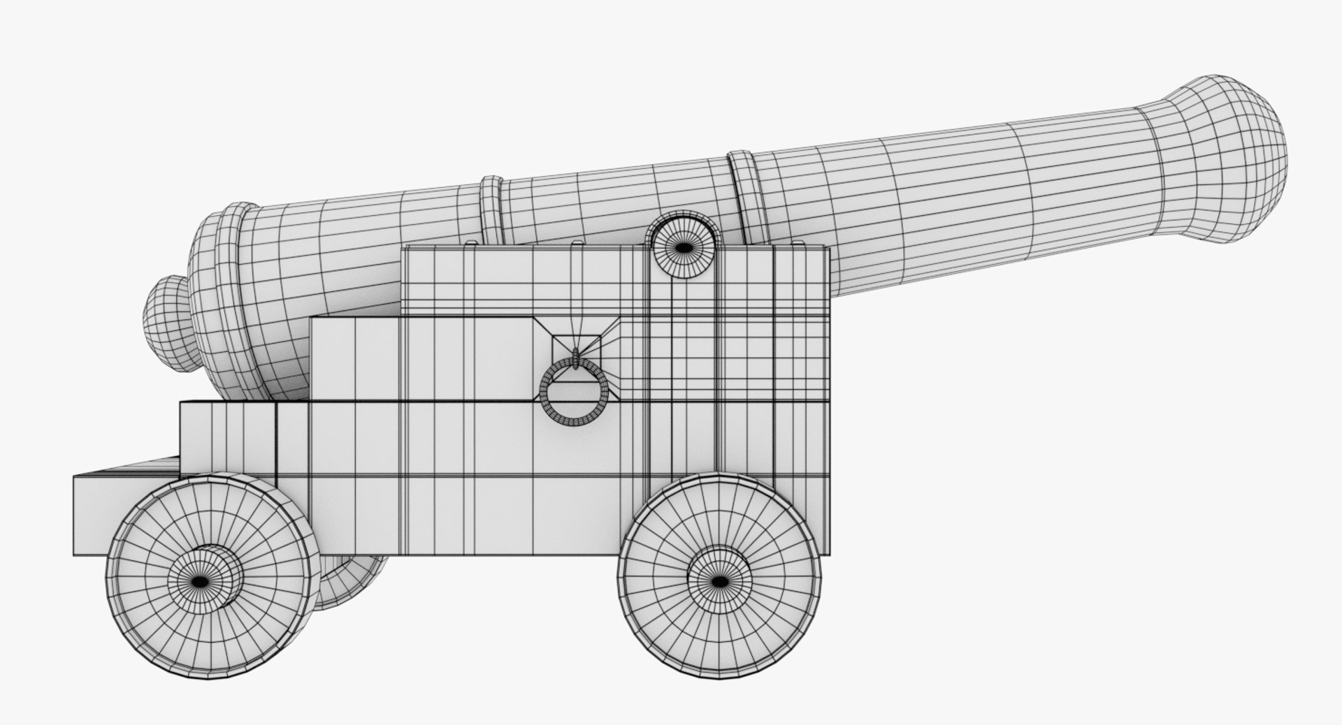 3D cannon model - TurboSquid 1247400