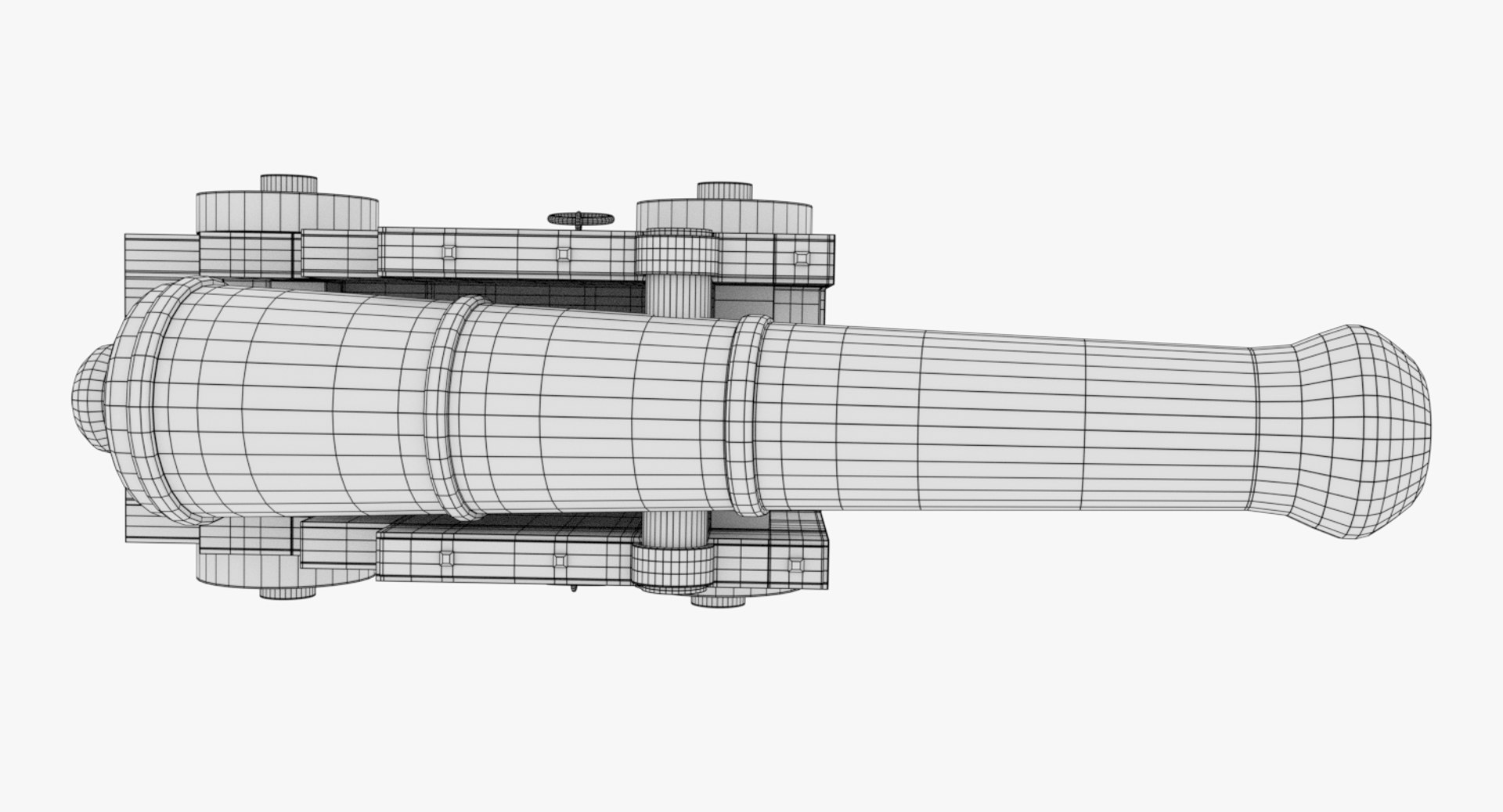 3D cannon model - TurboSquid 1247400