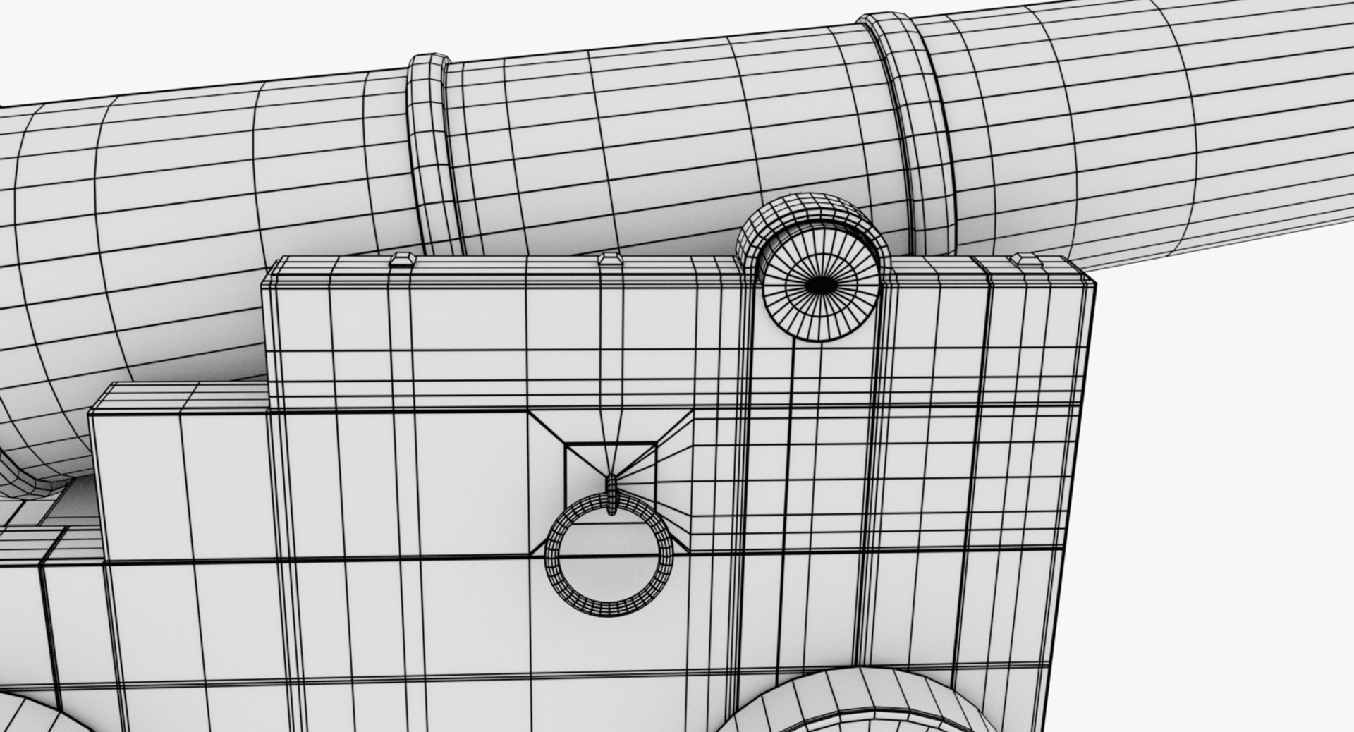 3D cannon model - TurboSquid 1247400