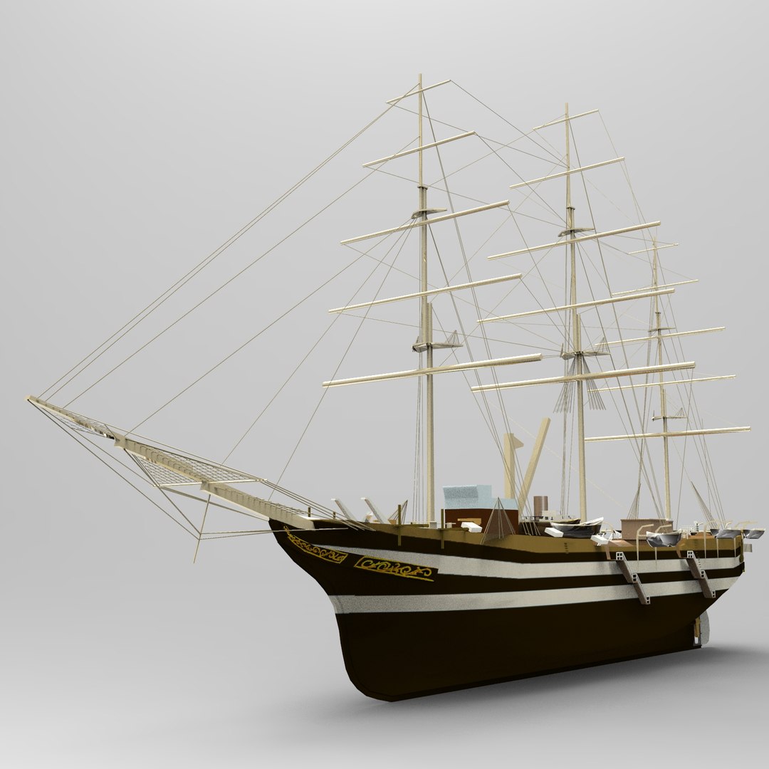 Uss Constitution Ship 3D - TurboSquid 1566318