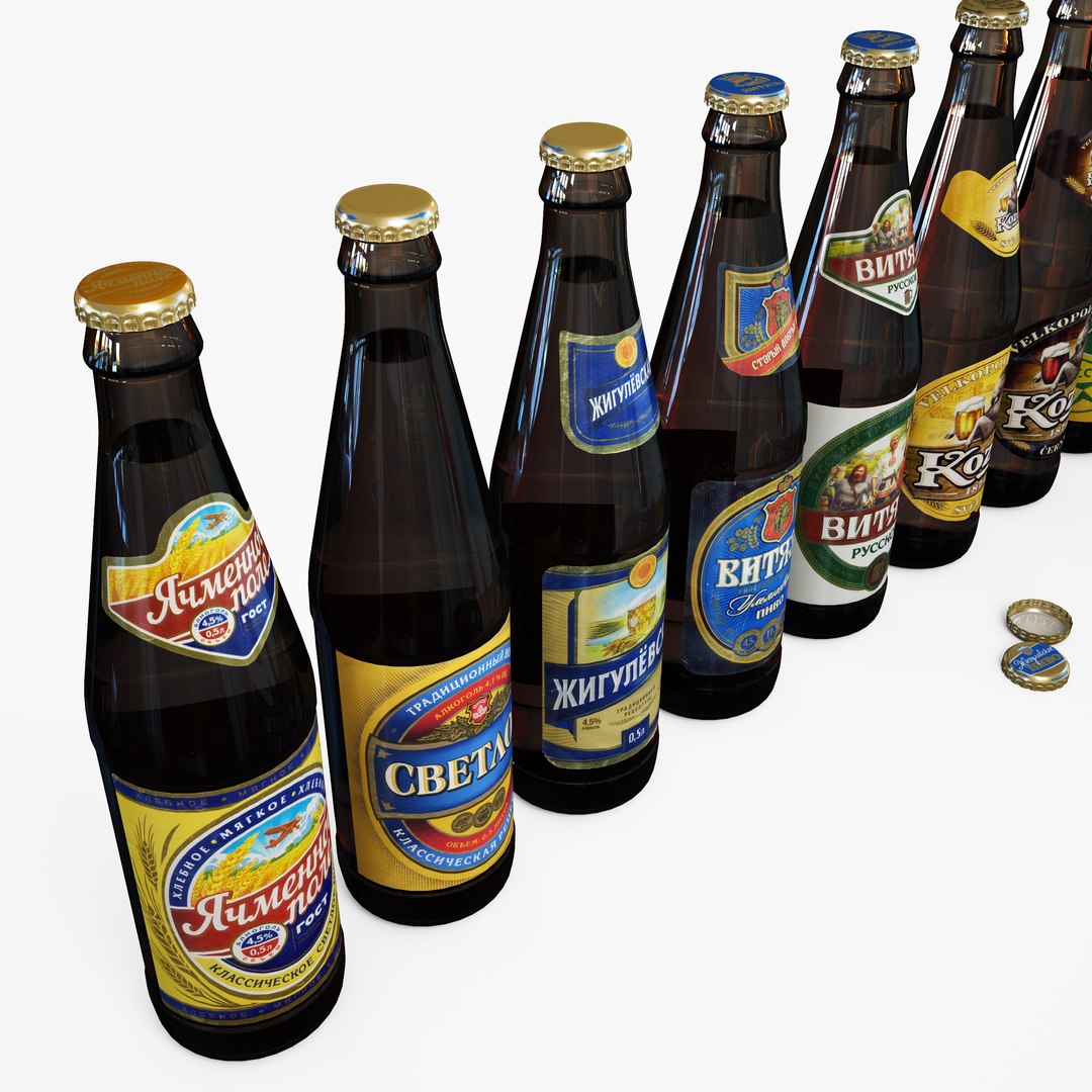Beers Russia Russian Obj