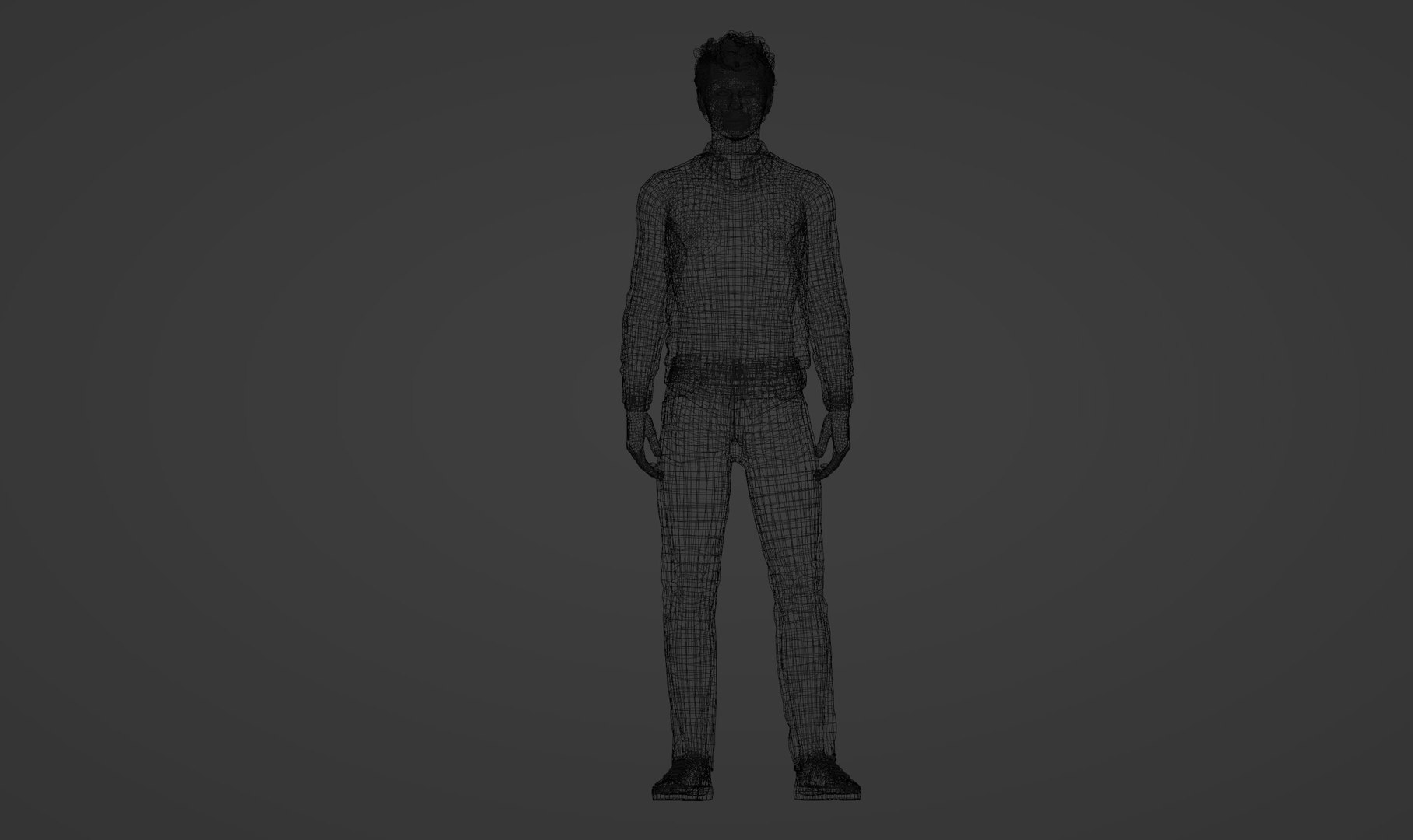 Contemplative University Student Model - TurboSquid 2189004
