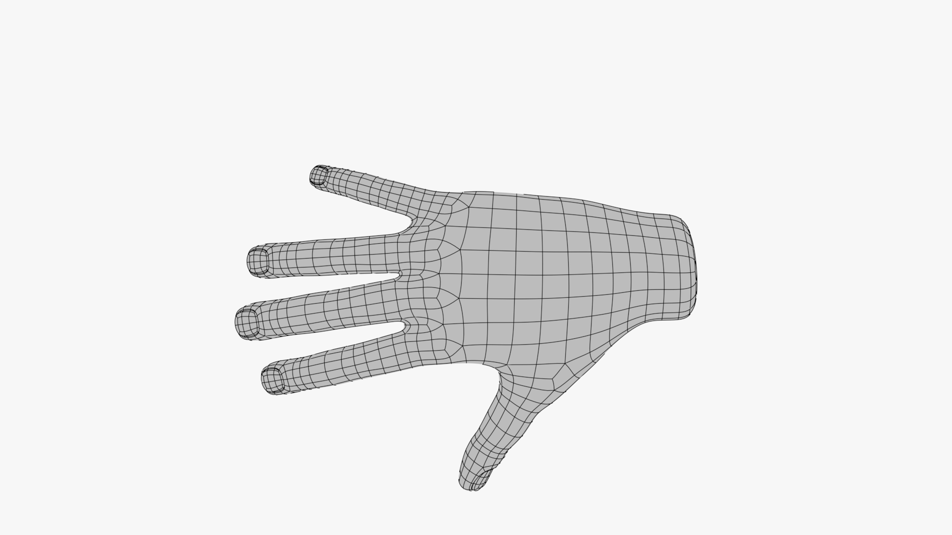 3D Cartoon Hand With Nails model - TurboSquid 1846288