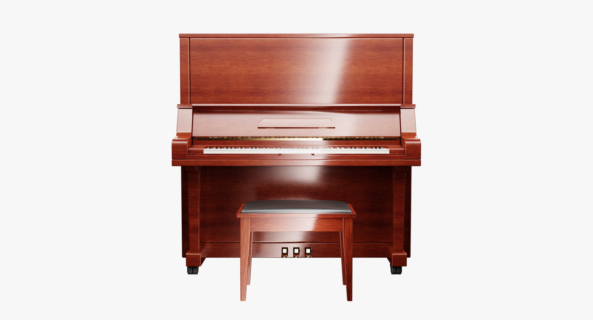 3D Model Piano Upright Wood Music - TurboSquid 1325985