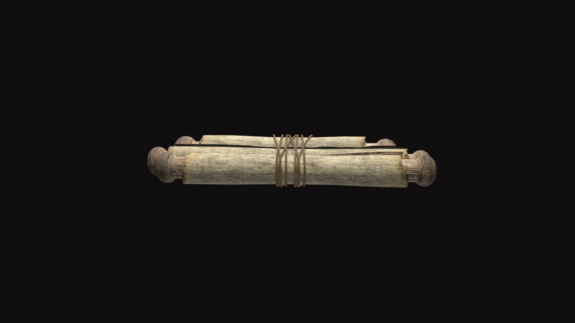 3D Medieval Scroll 02 - TurboSquid 2322797