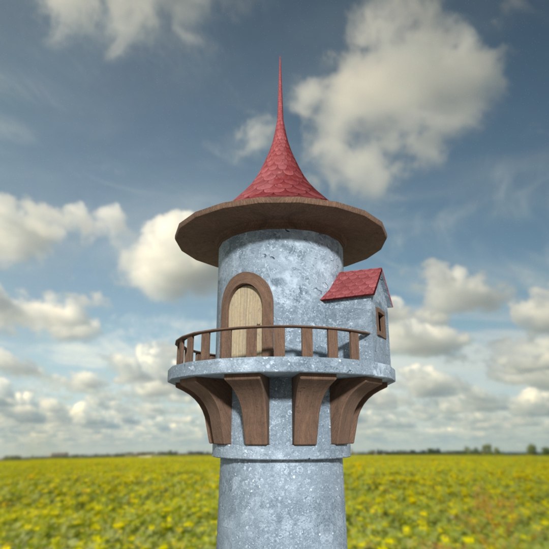 Free fairy tower 3D model - TurboSquid 1662139