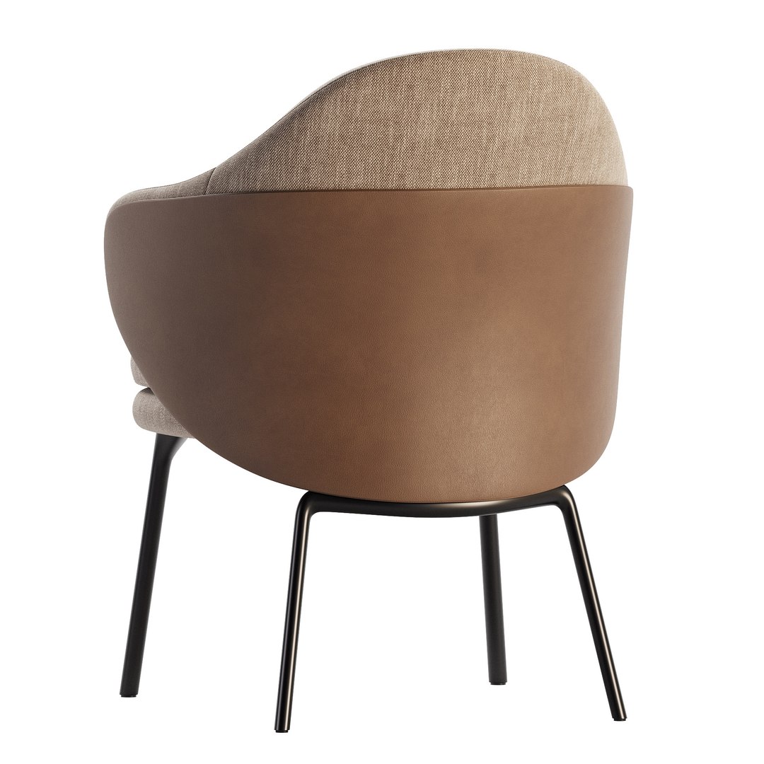 ANGIE Easy Chair By Minotti 3D - TurboSquid 2112774