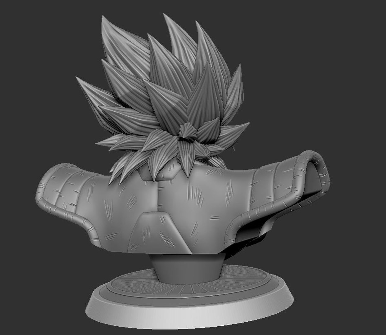 3D Model Broly Bust - TurboSquid 1998621