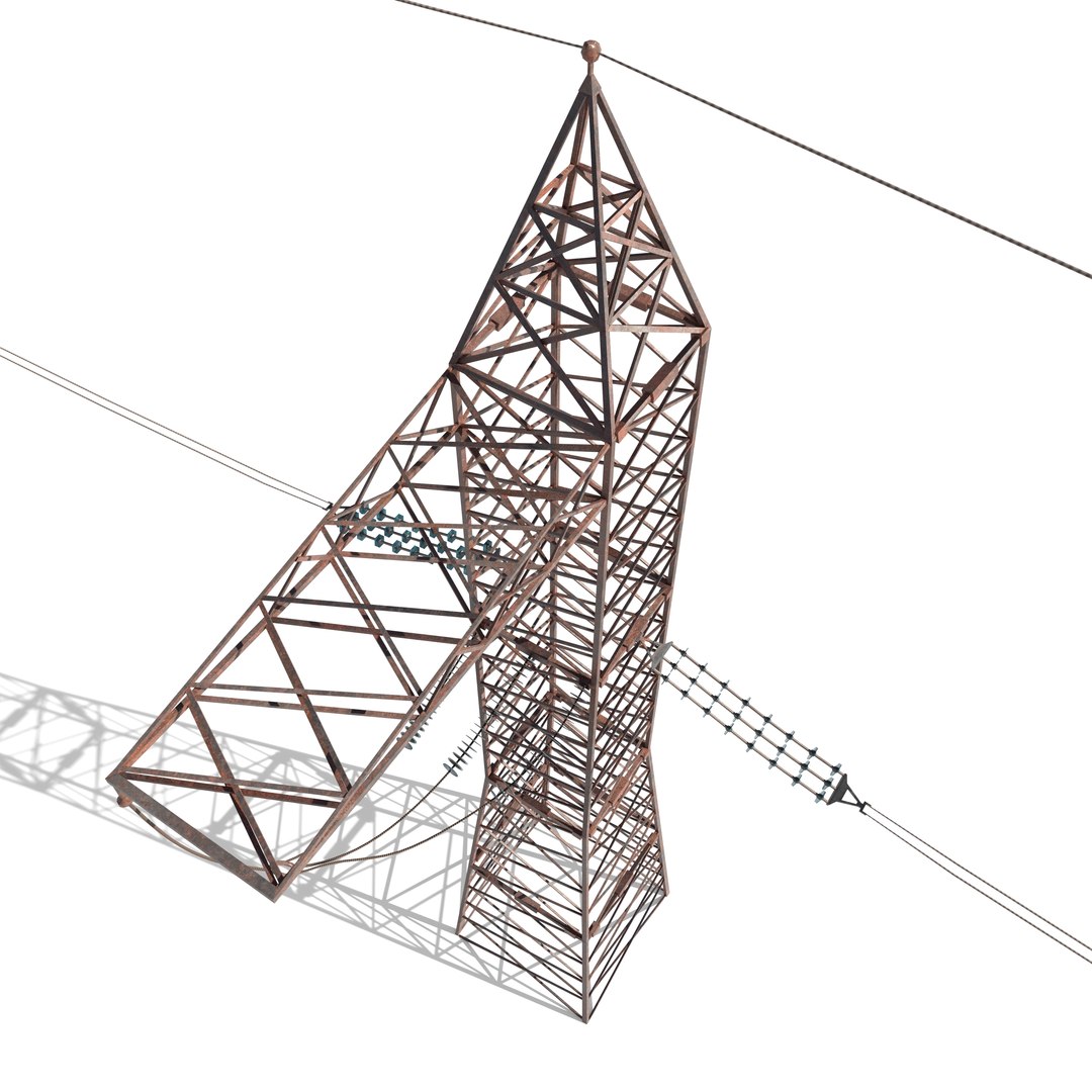 Electricity Poles 3D Model - TurboSquid 1473449