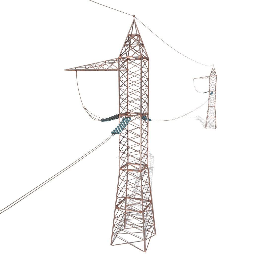Electricity Poles 3D Model - TurboSquid 1473449