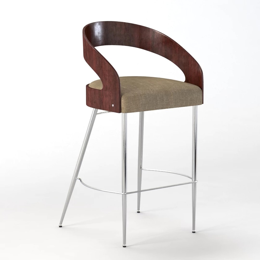 Marche Bar Stool Model - TurboSquid 1954578