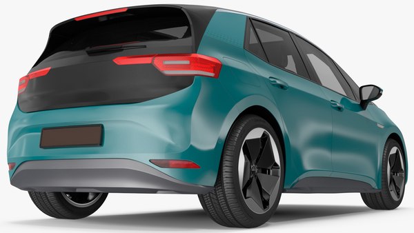 3D Electric Car Hatchback model - TurboSquid 1830792
