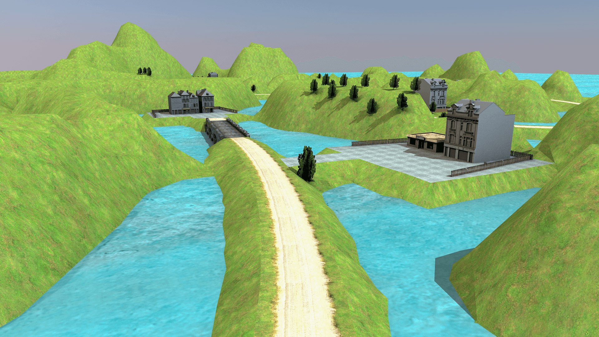 3D Low Poly Off Road Environment 3D Model - TurboSquid 1724903