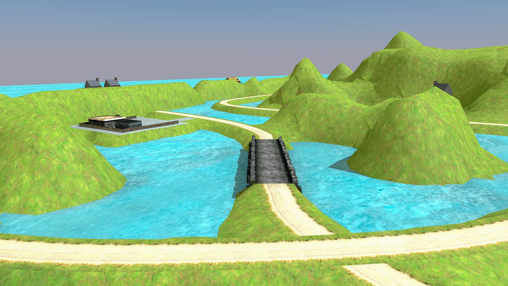 3D Low Poly Off Road Environment 3D Model - TurboSquid 1724903