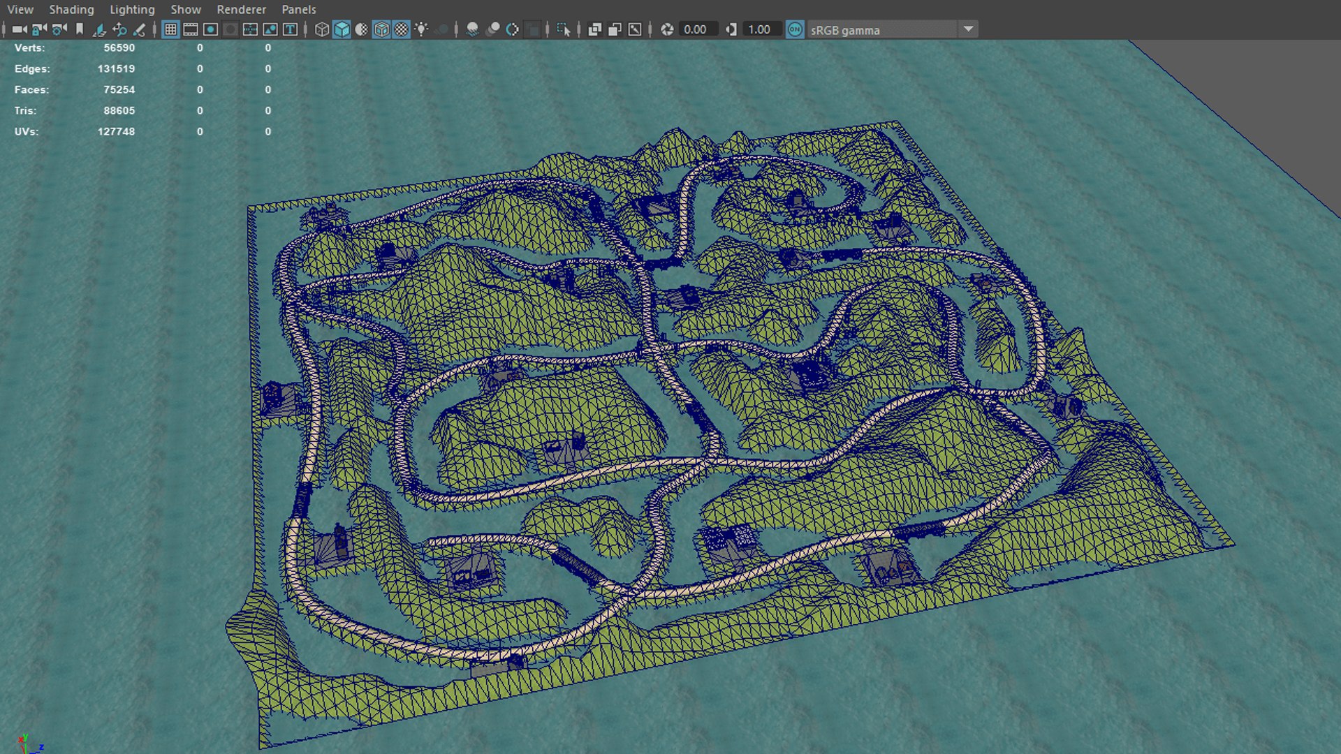3D Low Poly Off Road Environment 3D Model - TurboSquid 1724903
