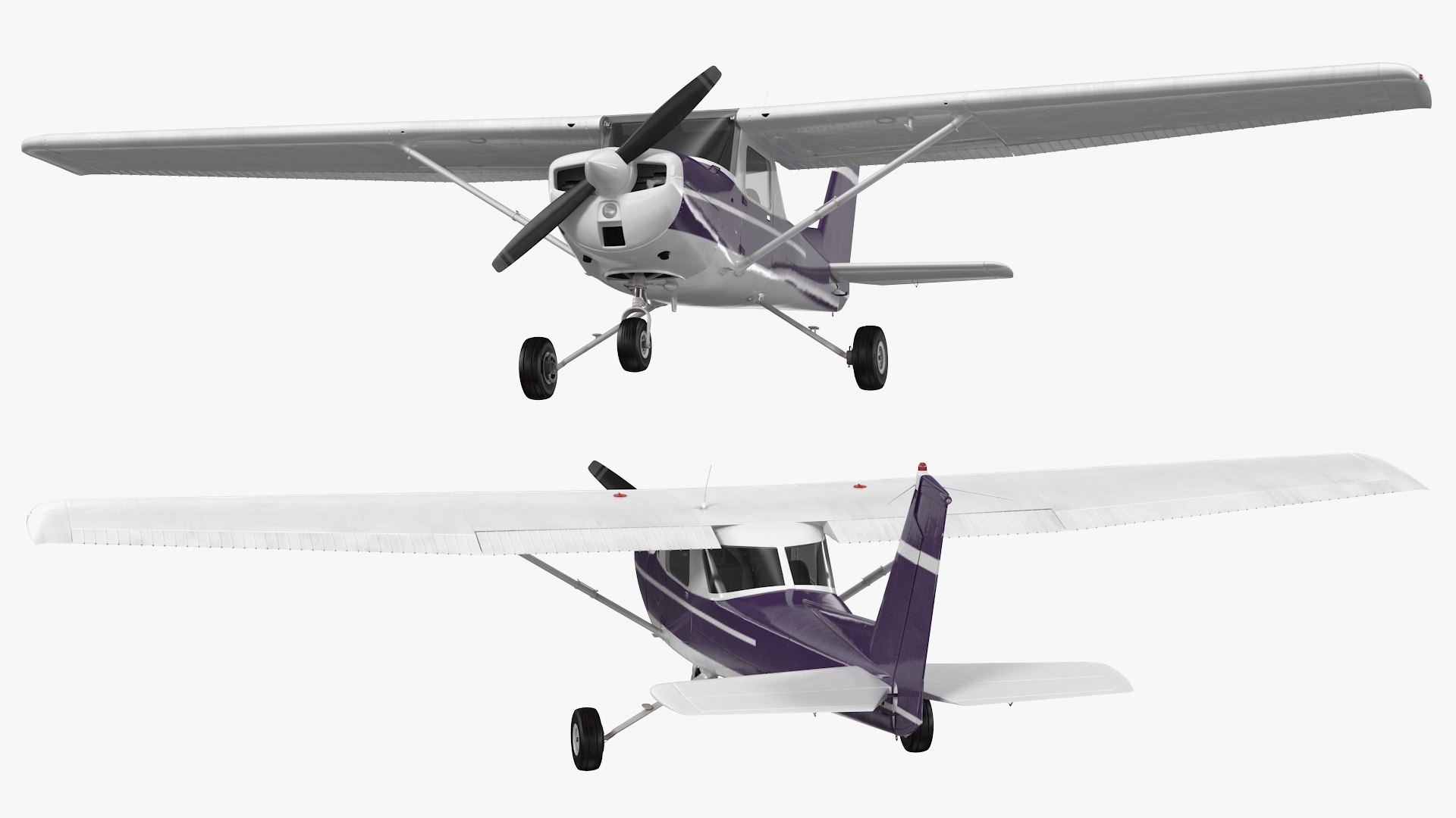 3D Single Engine Aircraft Rigged Model - TurboSquid 1546440