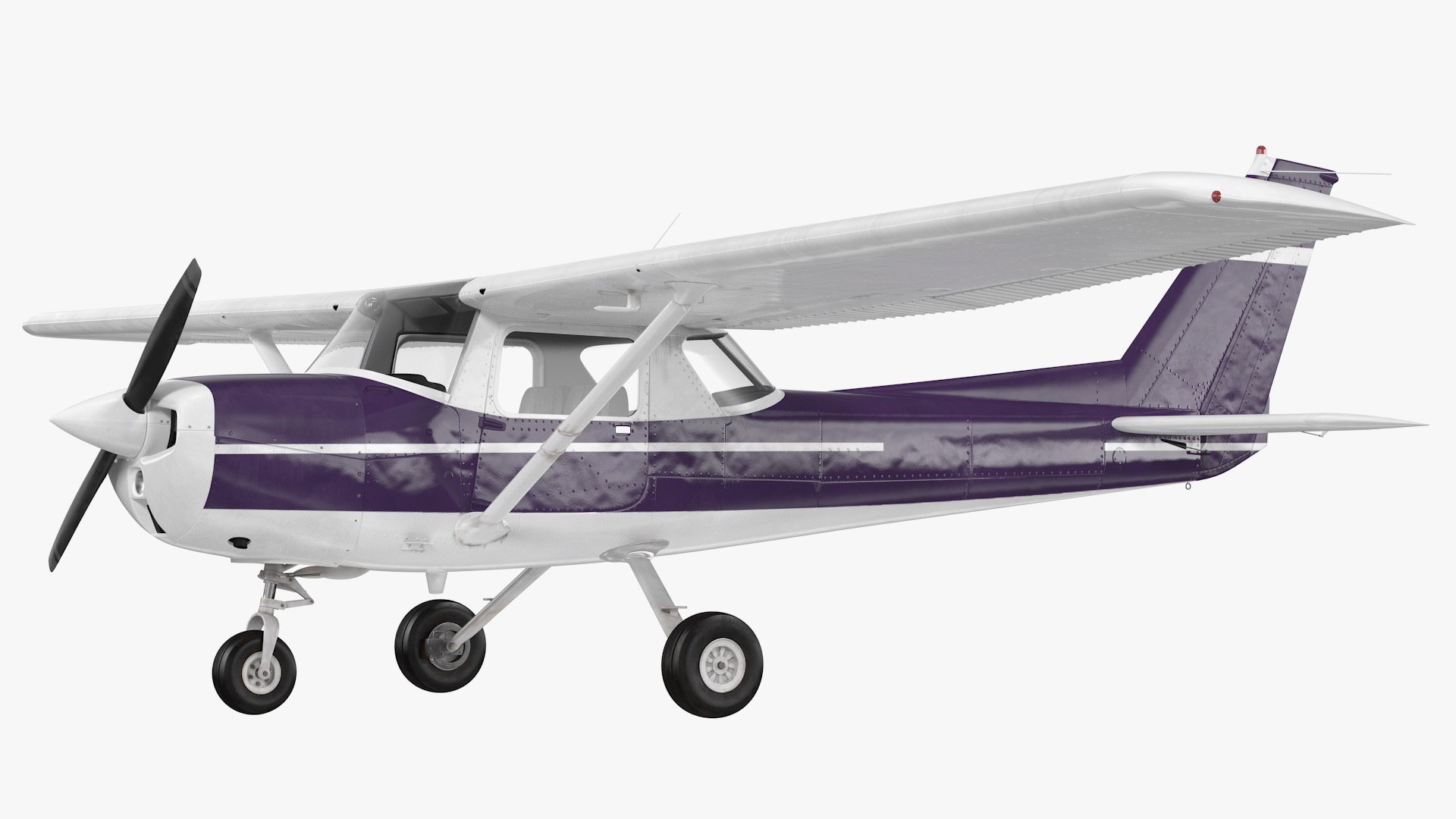 3D Single Engine Aircraft Rigged Model - TurboSquid 1546440