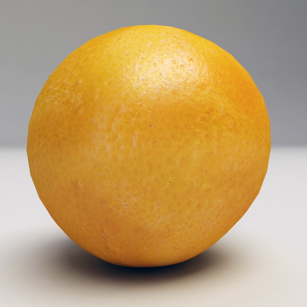 Grapefruits Modelled 3d Model