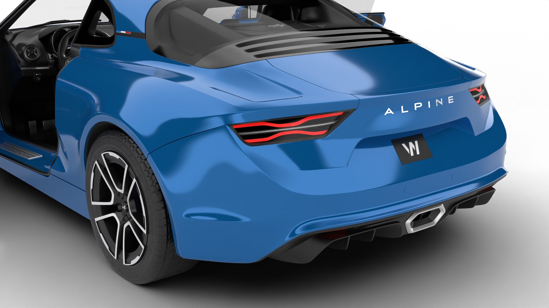 Alpine A110 2018 HQ 3d Model Model - TurboSquid 2529554