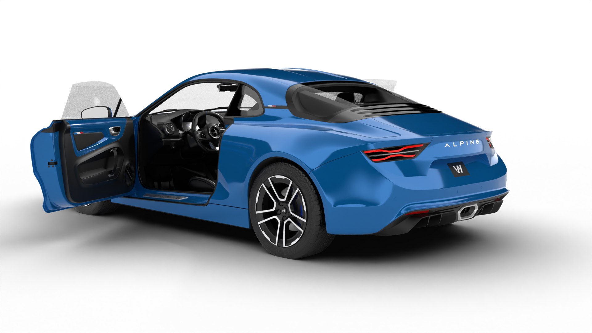 Alpine A110 2018 HQ 3d Model Model - TurboSquid 2529554