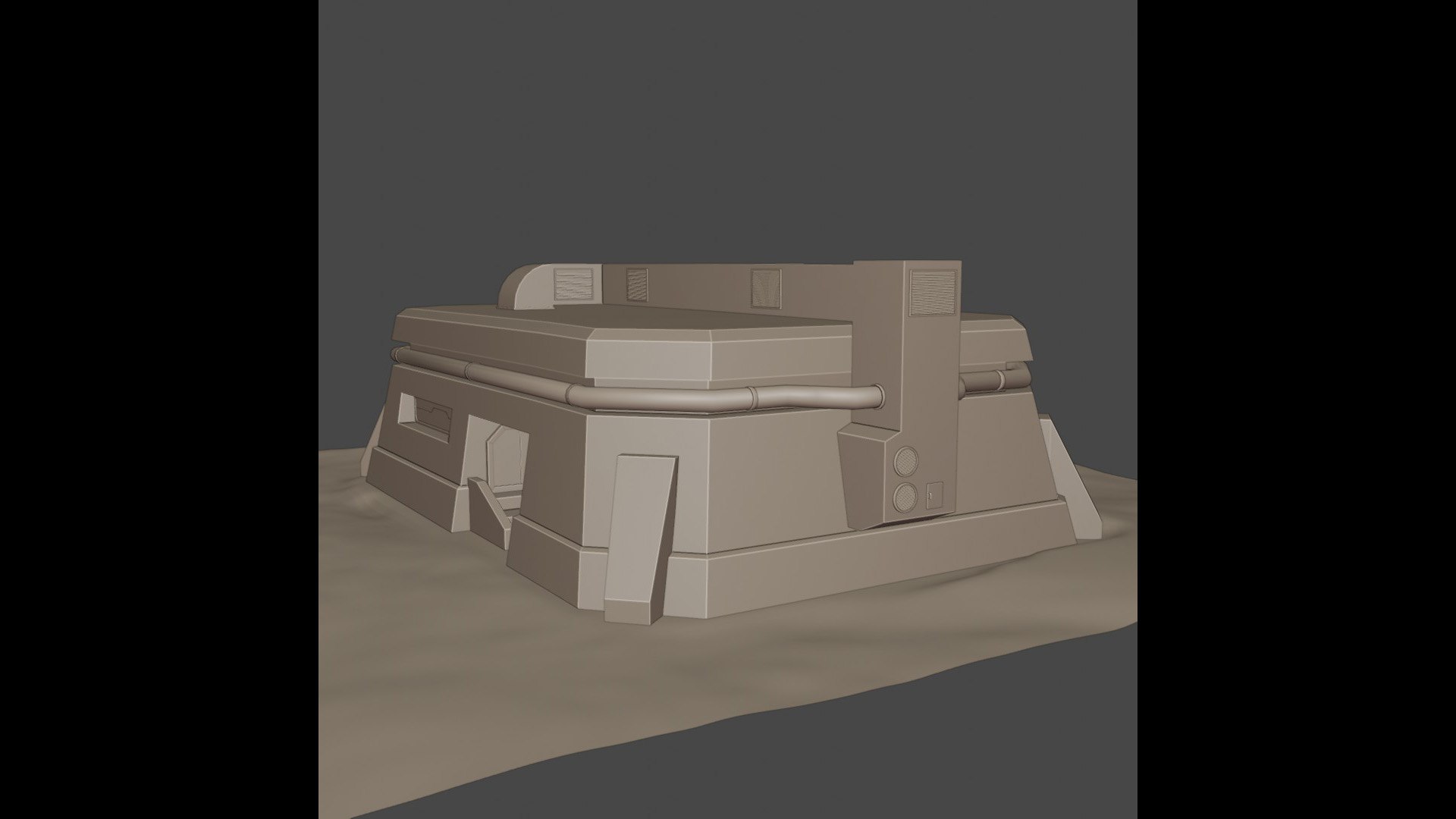 3D Bunker Model - TurboSquid 1804828