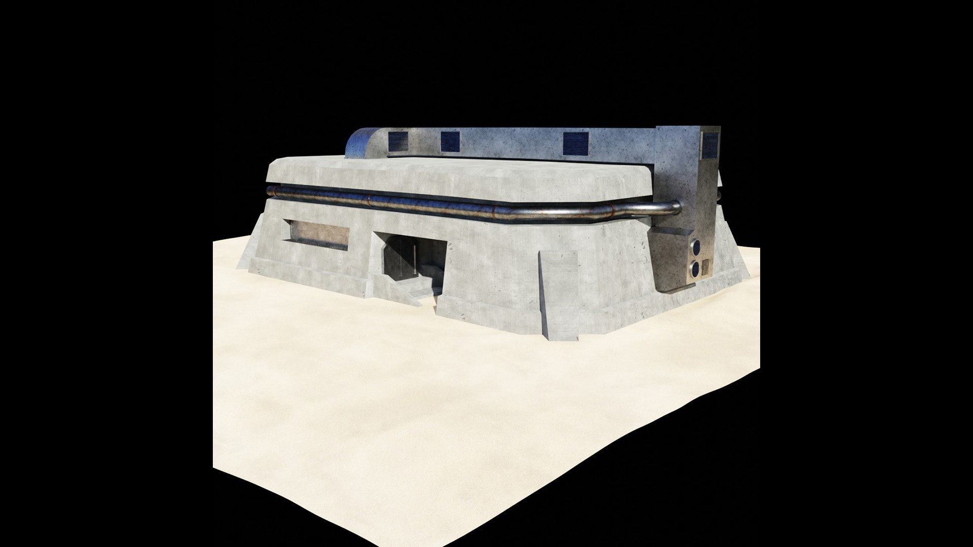 3D Bunker Model - TurboSquid 1804828