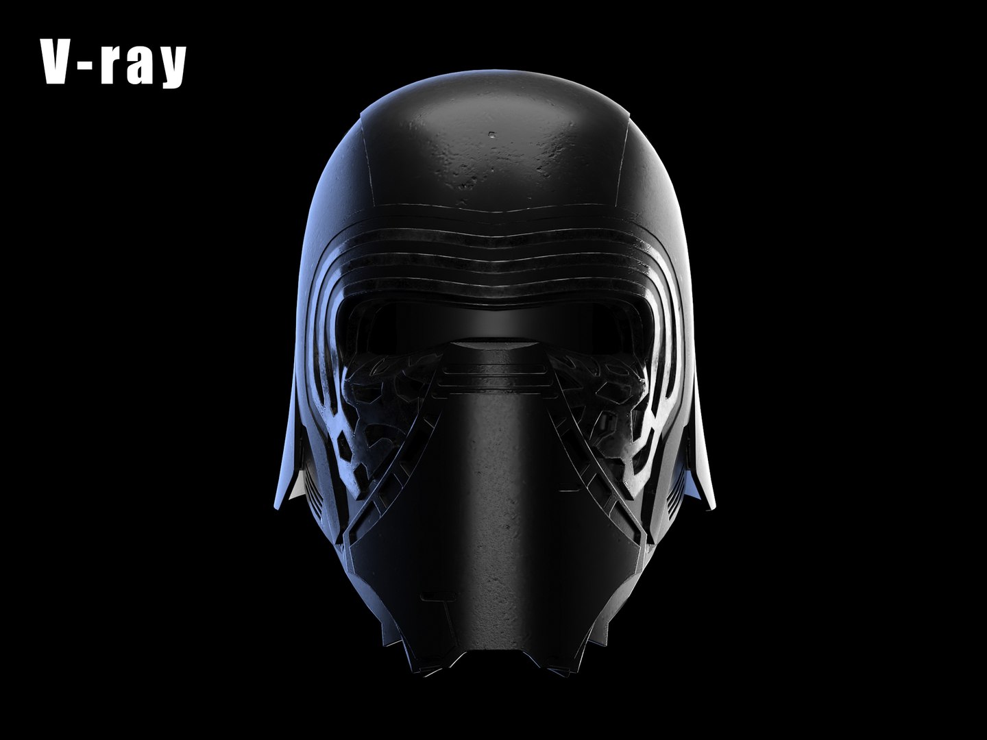 3D Kylo Ren Mask - TurboSquid 1809851