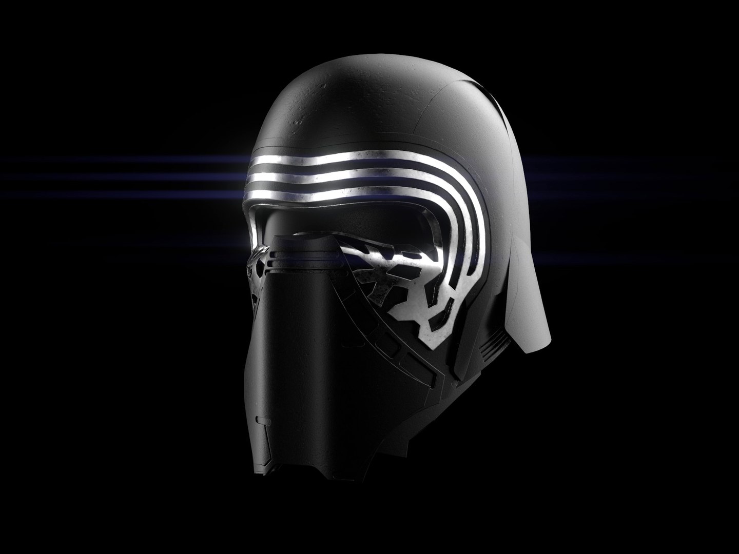 3D Kylo Ren Mask - TurboSquid 1809851