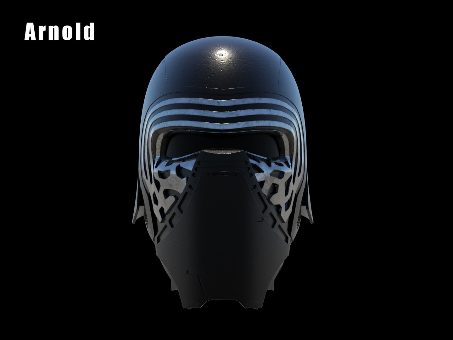 3D Kylo Ren Mask - TurboSquid 1809851