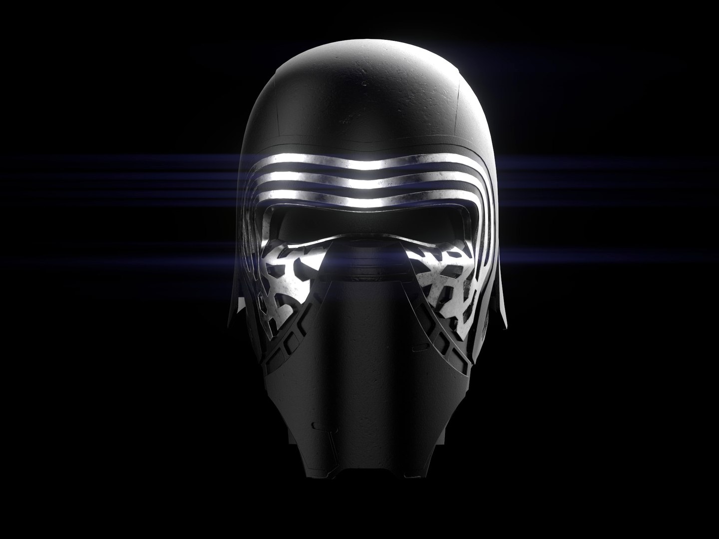 3D Kylo Ren Mask - TurboSquid 1809851