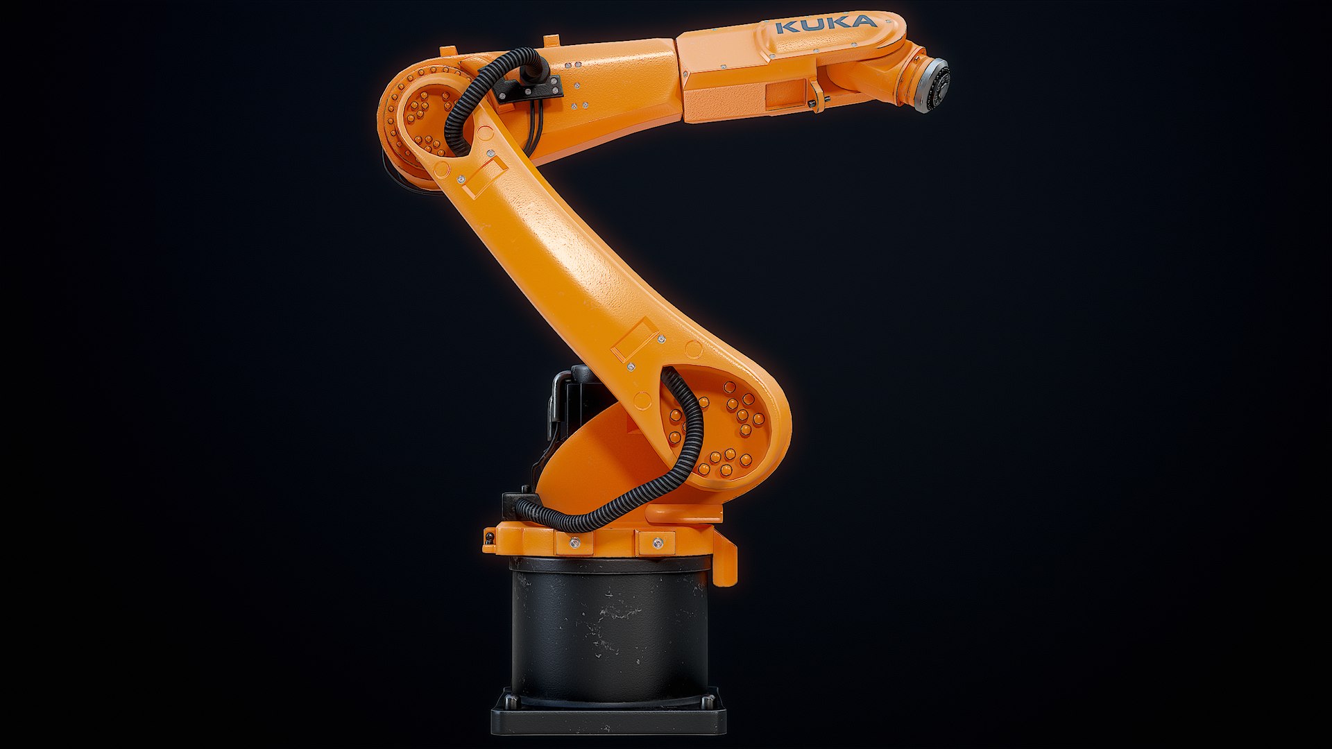 Industrial Robot Kuka KR10 Rigged PBR 3D - TurboSquid 2050410