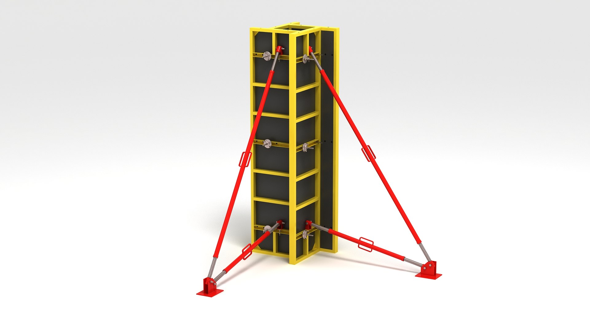 Formwork Column 3D Model - TurboSquid 1164613