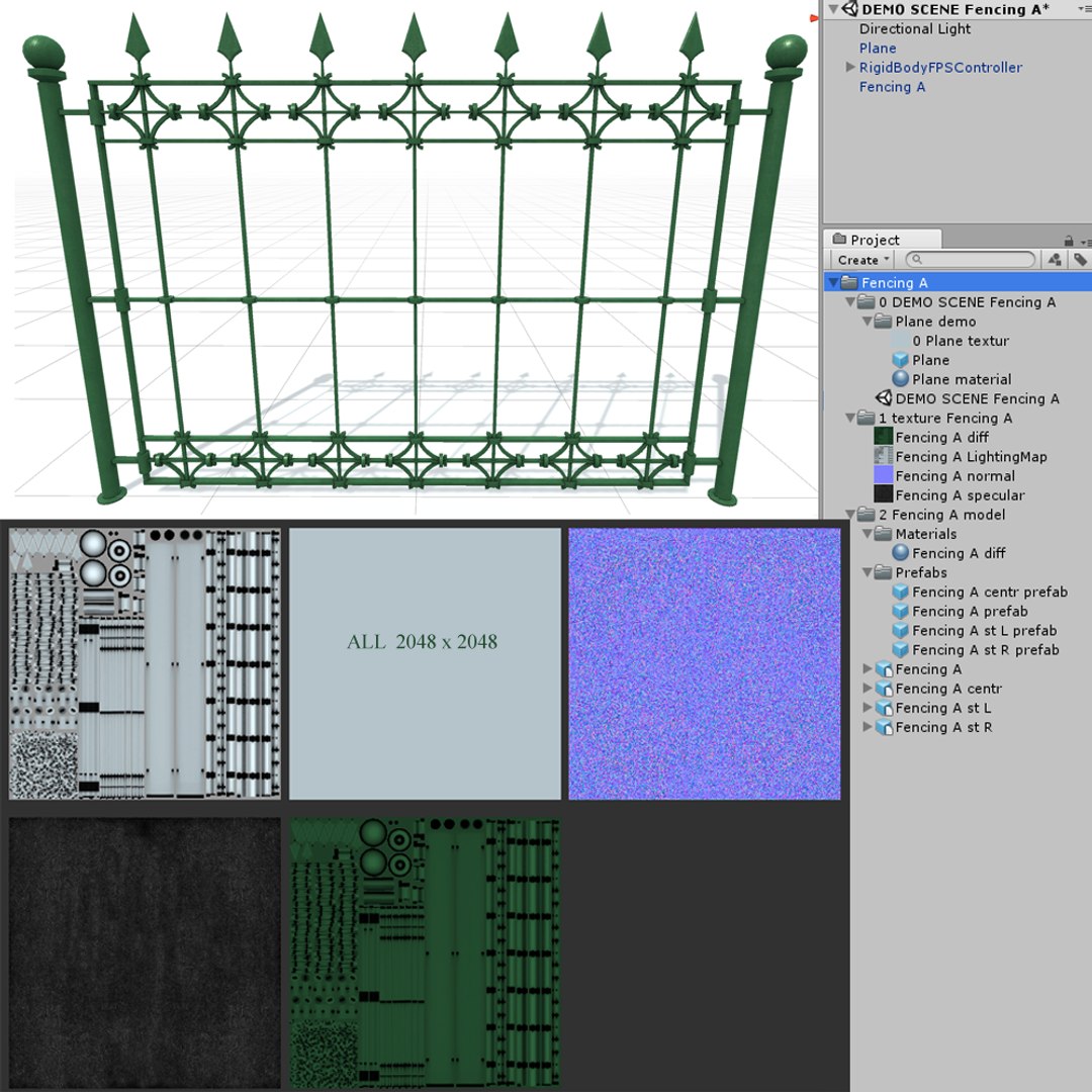 3D Fencing Model - TurboSquid 1225932