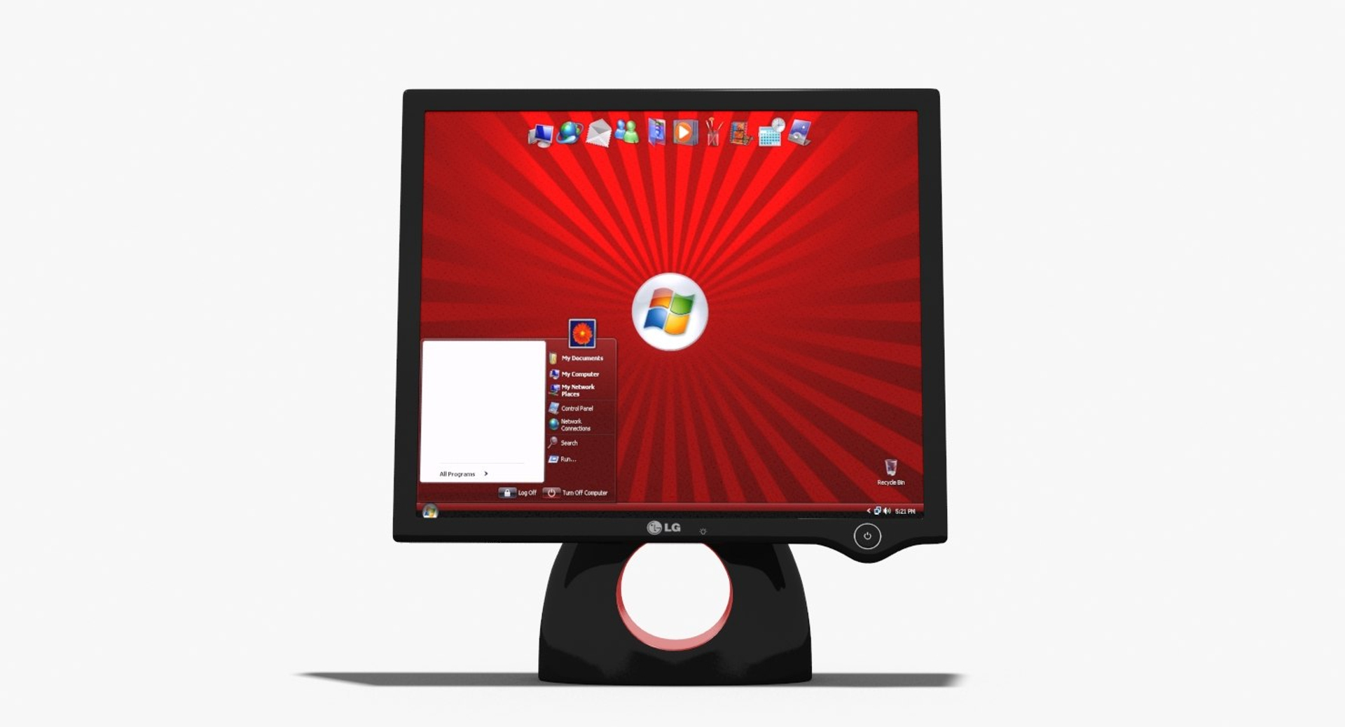 Monitor Lg L1900r 3d Max