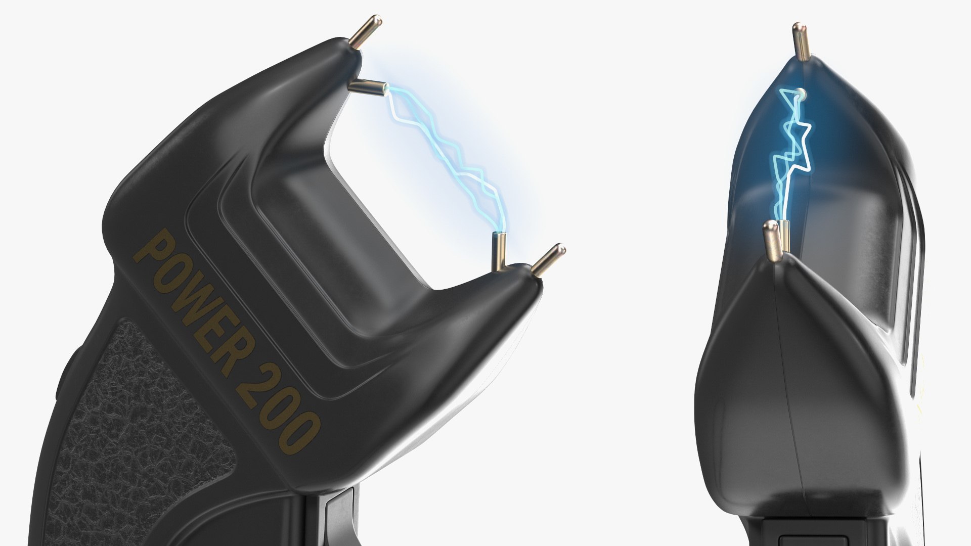 3D Stun Gun Power 200 With Electrical Charge Fur Model - TurboSquid 1993743