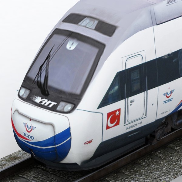 3d model yht tcdd train
