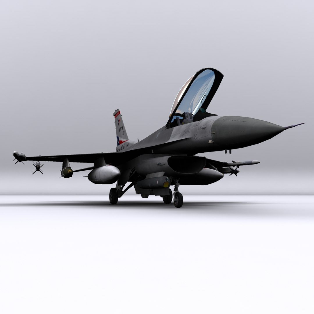 General Dynamics F-16 Fighting Falcon 3d Model